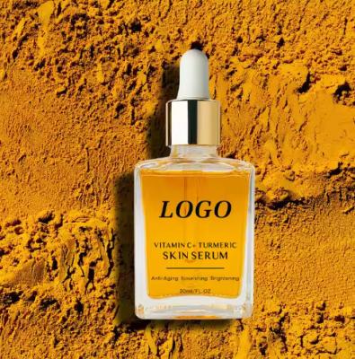 Cina OEM / ODM Best Sale Private Label Organico idratante per il viso olio di curcuma Zenzero Estratto Sero di illuminazione del viso in vendita