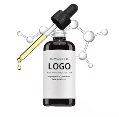 Cina OEM / ODM Vitamina C pura Siero Vitamina E Acido ialuronico Brightening Idratante Siero Faciale Linee sottili Tono della pelle irregolare Pelle opaca in vendita