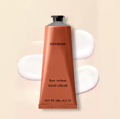 Cina OEM / ODM Lozione per mani a marchio privato idratante e nutriente Crema anti-invecchiamento per mani a base di rosa naturale Verbena in vendita