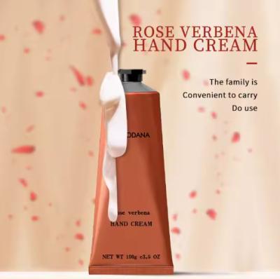 Cina OEM / ODM Lozione per mani a marchio privato idratante e nutriente Crema anti-invecchiamento per mani a base di rosa naturale Verbena in vendita