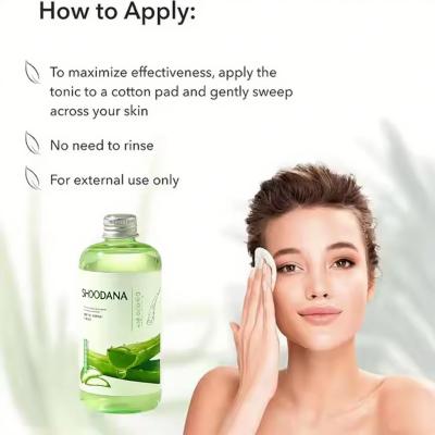 Cina Tonico Viso Lenitivo all'Aloe Vera ODM / OEM Prodotto per la Cura del Viso Cura della Pelle Riparazione della Pelle Idratante Tonico per la Pelle all'Aloe Vera in vendita