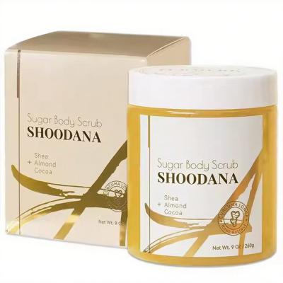 Cina ODM / OEM Personal Label Body Scrub Curcuma Scrub Vegan Curcuma Vitamina C Esfoliante Pelle sbiancante Brightening Curcuma Face Body Scrub in vendita