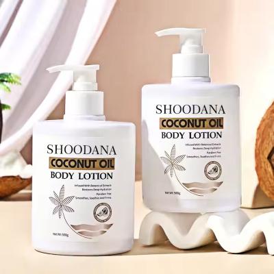 China Private Label Coconut Oil Body Butter Coconut Butter Whitening Body Lotion Coconut Oil Shea Butter Body Lotion for Skin Care for sale