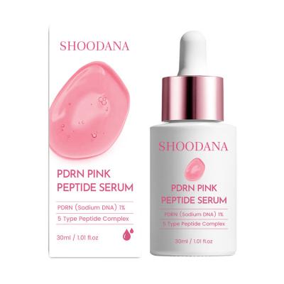 Chine Label privé soins de la peau biologiques blanchiment du visage anti-âge sérum de vitamine C pour le visage avec Pdrn peptide rose à vendre