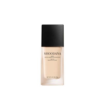 China SHOODANA Professional Grade Full Coverage Liquid Foundation Vegan High Quality Matte Moisturizing 30ml Private Label Services for sale