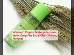 Vitamine C Biologische make-up Remover Water Groene thee Gezicht Schoonmaak Remover