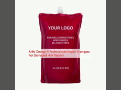 AHA Omega-9-professionals repareren shampoo voor beschadigde haarreparaties