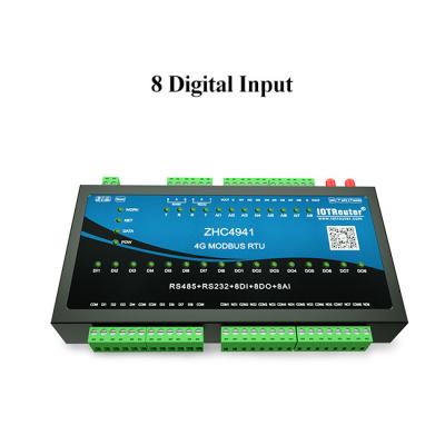 China Modem de série da entrada de SMS do modem celular de 8AI Modbus Rtu IOT à venda