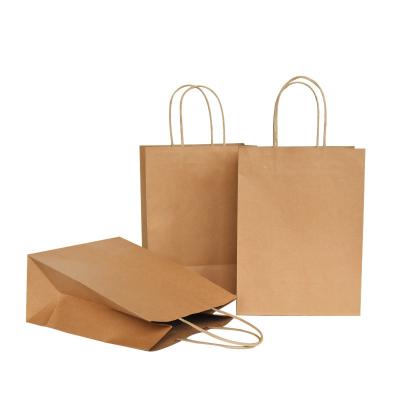 Cina Borse d'imballaggio riutilizzabili concimabili della carta kraft con le maniglie in vendita