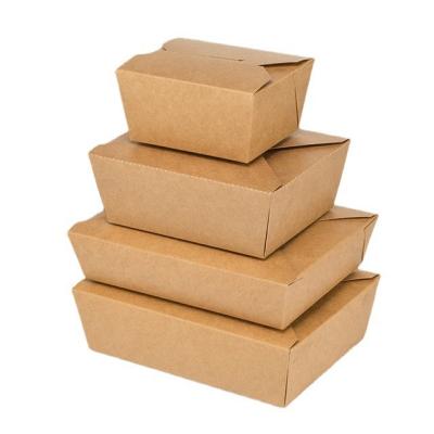 Cina Contenitori impermeabili al grasso per alimento, contenitori di carta kraft dell'OEM di alimento Microwavable di carta kraft in vendita