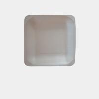 China Biodegradable Birch Wood Square Disposable Dinner Plates 115mm Eco Friendly for sale
