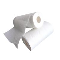 China Biodegradable Bamboo Kitchen Tissue Paper Roll 2 Ply 165g Absorbent Compostable for sale