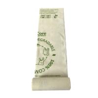 China Cornstarch 55 Gallon Biodegradable Garbage Bag Compostable Straight Top Trash Liner for sale