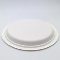 China 6 Inch Biodegradable Bagasse Round Plate 155mm Heavy Duty Disposable Eco Friendly for sale