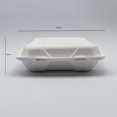 Cina 900ml contenitori da portar via biodegradabili, scatole asportabili biodegradabili Microwavable in vendita