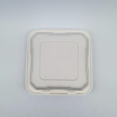 Cina 900ml contenitori da portar via biodegradabili, scatole asportabili biodegradabili Microwavable in vendita