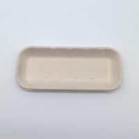 China Compostable Biodegradable Bagasse Tableware Disposable Rectangular Shape for sale