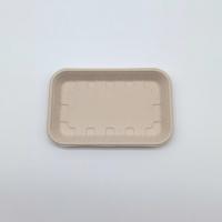 China Compostable Biodegradable Bagasse Tableware Disposable Rectangular Shape for sale