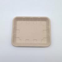 China Compostable Biodegradable Bagasse Tableware Disposable Rectangular Shape for sale