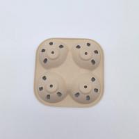 China Compostable Bagasse Fruit Tray with Hole 185x135mm Eco Friendly Biodegradable Food Container for sale