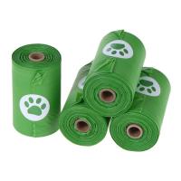 China Multicolor Compostable Dog Poop Bags 100 Biodegradable 90 Days Decomposition for sale
