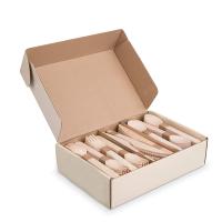 China Biodegradable Birch Wood Disposable Cutlery Set 160mm Knife 140mm Fork Eco Friendly for sale