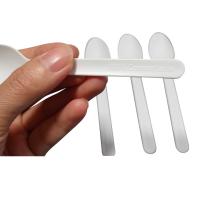 China 7 Inch Biodegradable PLA Cutlery Set Compostable Fork Spoon Knife Heavy Duty BPI Certified for sale
