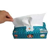China 2 Ply Kitchen Tissue Paper Roll C Fold 225x190mm Wood Pulp Material 80 Sheets for sale