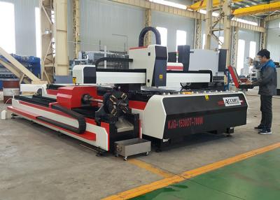 Cina Taglierina d'acciaio avanzata del laser di CNC della tagliatrice del laser della fibra di CNC della testa d'attacco di Raytools in vendita