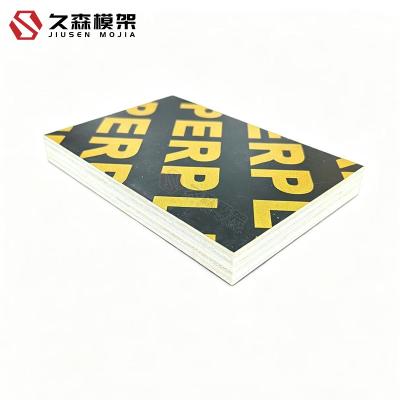 China High Strength Clear Water Coated Black Faced Plywood for Concrete for sale
