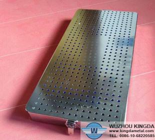 China Perforated metal baskets for sale