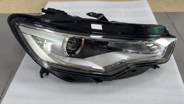 Quality Genuine Audi A6 C7 Headlight Black Housing Right Headlamp Assembly for sale