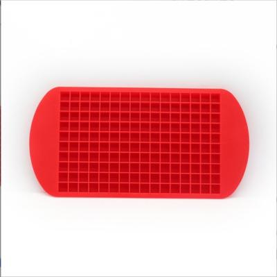 China Food Grade Mini 160 Grids Square Ice Cube Mold for Whiskey Silicone Ice Cream Tools for sale