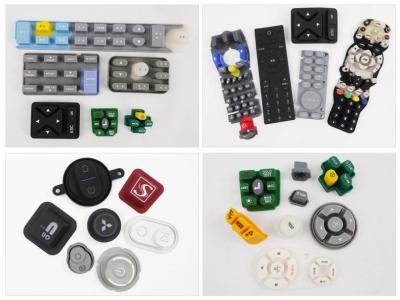 China EPDM NBR NR Silicone Rubber Custom Keypad 4x4 MIDI Keyboard Button Pad Moulding Service for sale