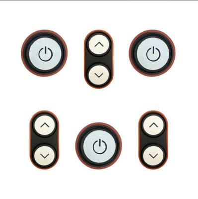 China EPDM NBR NR Silicone Rubber Custom Keypad 4x4 MIDI Keyboard Button Pad Moulding Service for sale