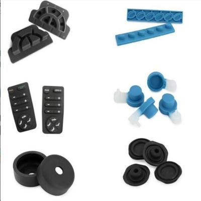 China EPDM NBR NR Silicone Rubber Custom Keypad 4x4 MIDI Keyboard Button Pad Moulding Service for sale