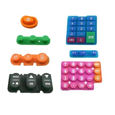 China Customized Mobile Phones Silicone Rubber Key Pad with Carbon Pill EPDM NBR NR Material for sale
