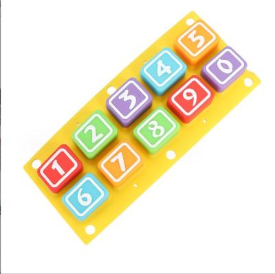 China Customized Mobile Phones Silicone Rubber Key Pad with Carbon Pill EPDM NBR NR Material for sale