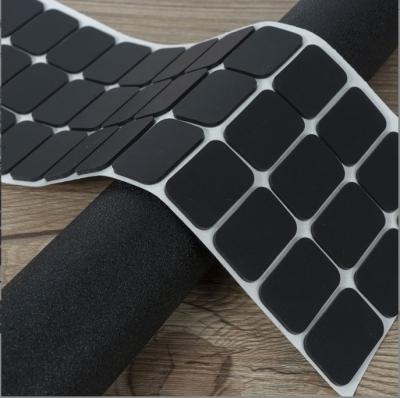 China Cutting Service Self Adhesive Black Silicone Pad with EVA Rubber and Custom for sale