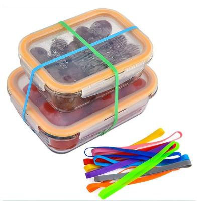 Cina Cintura di avvolgimento in gomma di silicone elastico per scatola da pranzo in vendita
