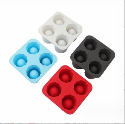 China Stocked Silicone Ice Cube Mold for Summer Bar Party Beer Ice Drink Tool Accessories for sale