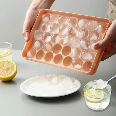 Cina 3D Whisky Drink Ice Ball Cube Maker Mold Trays Sostenibili e Palette Moulds con coperchio in vendita
