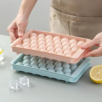 Cina 3D Whisky Drink Ice Ball Cube Maker Mold Trays Sostenibili e Palette Moulds con coperchio in vendita