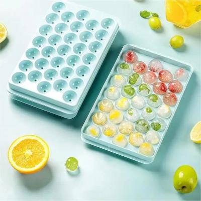Cina 3D Whisky Drink Ice Ball Cube Maker Mold Trays Sostenibili e Palette Moulds con coperchio in vendita