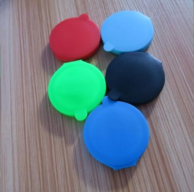 China Silicone Pocket Mirror Round Glass Silicone Makeup Compact Mirror for Portable Us for sale