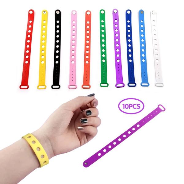 Quality Customizable Rubber Charm Wristbands for Shoe Charms Adjustable and Moulding for sale