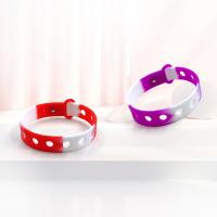 China Silicone Processing Design Adjustable Charms Wristband Bracelets for Events for sale