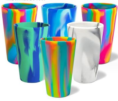 China Customized Silicone Coffee Mugs Tumbler Gift For Travel Coffee Mug With Handle Drinking Cup for sale