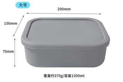 Cina Freschezza Preservazione BPA Libero Silicone Scatole di deposito sigillata per bambini Silicone Bento Box in vendita