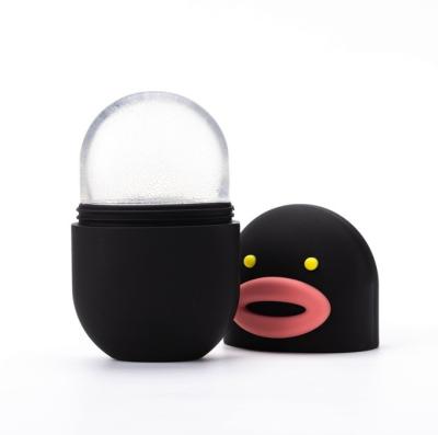 China Silicone Ice Roller Cube Cooling Facial Massage Ice Balls for Face Mold for sale